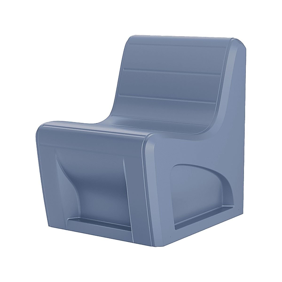 Harbor Sectional Slim Chair | Intensive Use Plastic | All A Board, Inc.